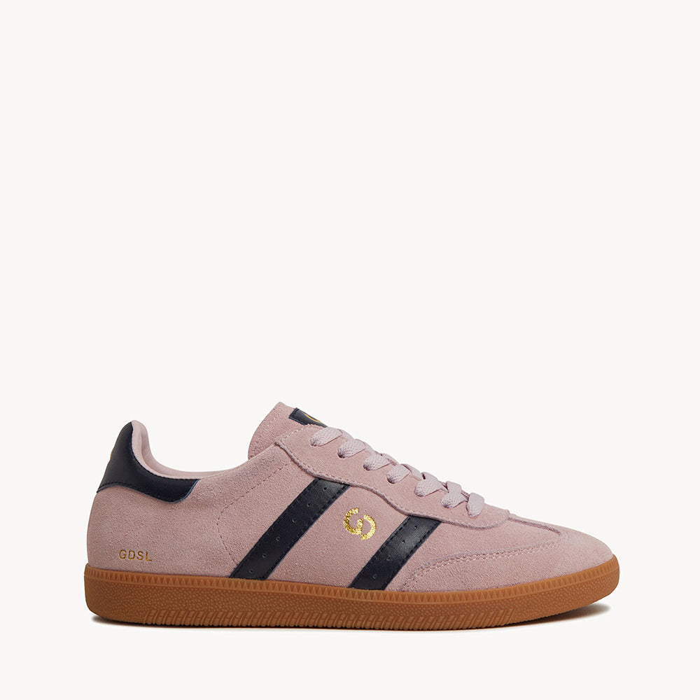 2001 Parallel - Pink Suede/Navy Leather – Goodsole Sneakers