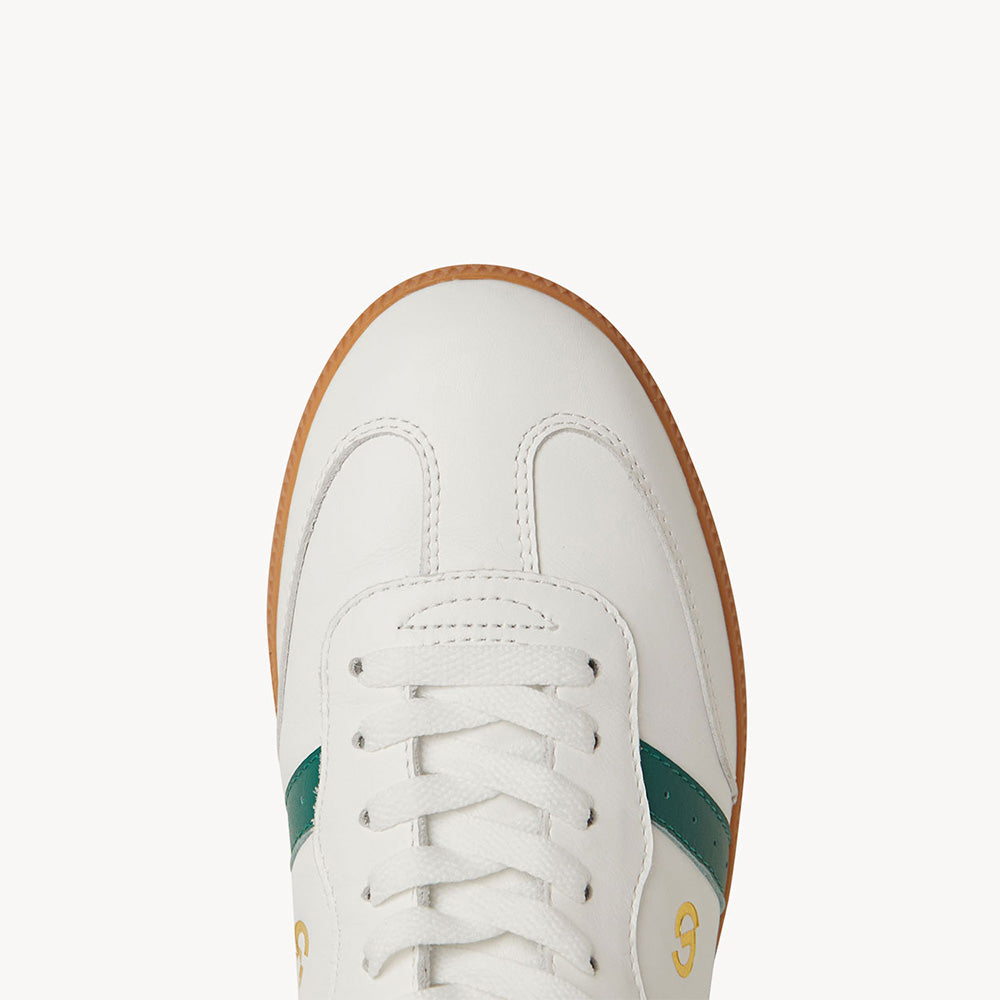 2001 Parallel - White Art Soft Leather/Forest Green Leather – Goodsole ...