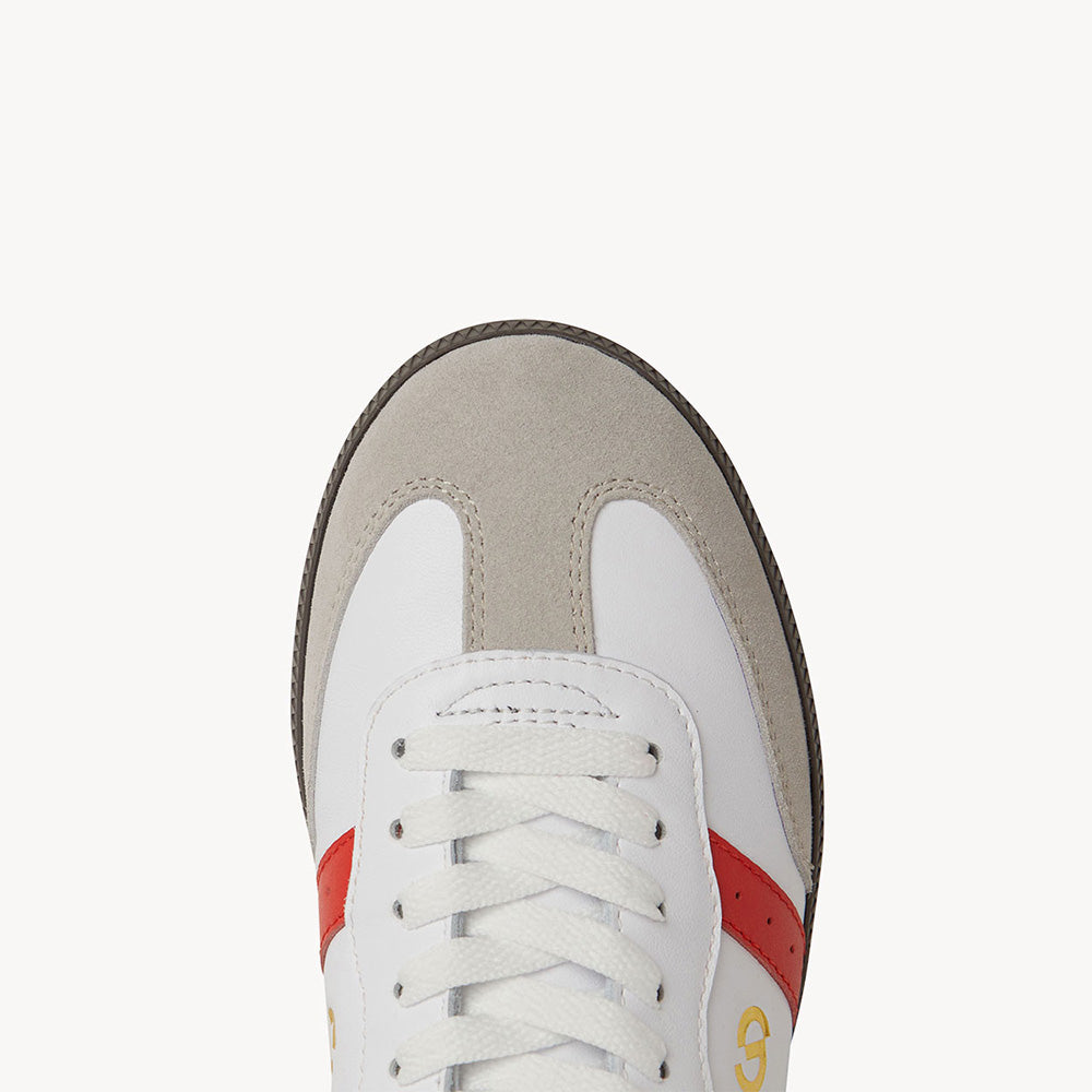 2001 Parallel - White Art Soft Leather/Tomato Red Leather – Goodsole ...